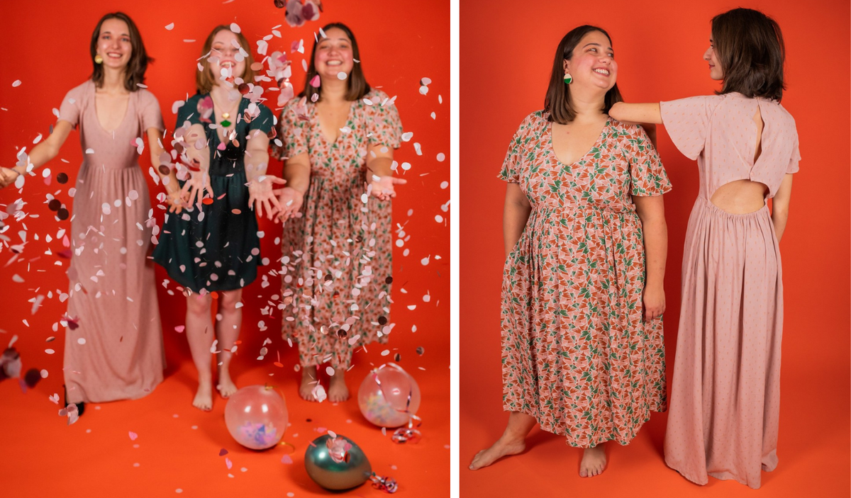 Hermione, le patron de couture de robe pour les fêtes – Petit Patron