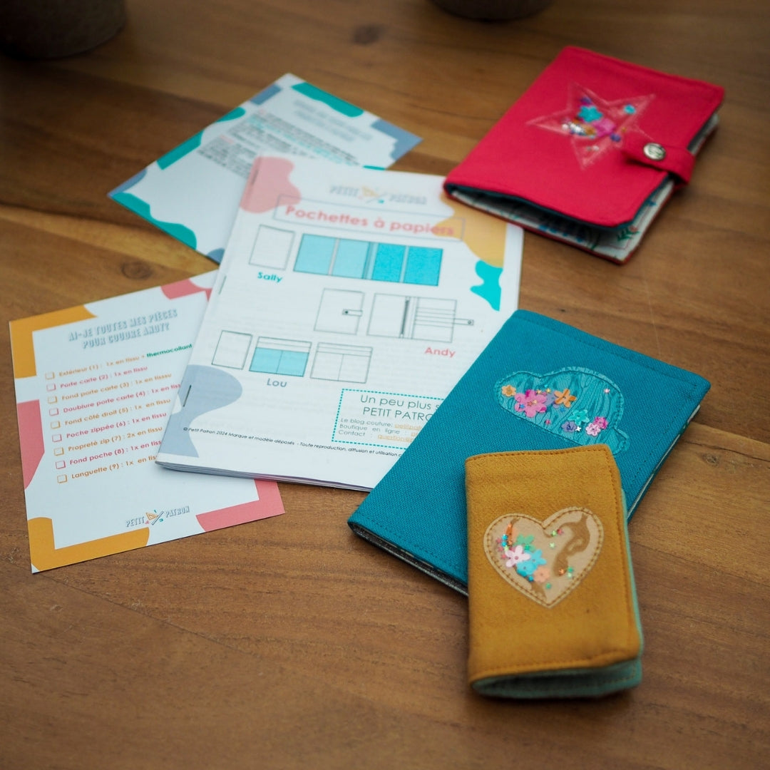 3 patrons de couture pour ranger ses papiers – Petit Patron